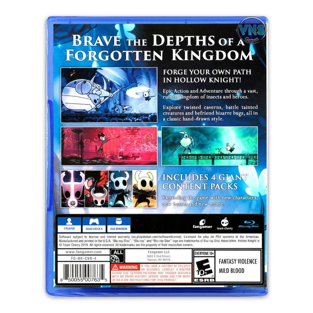 Hollow Knight PS4 KaBuM